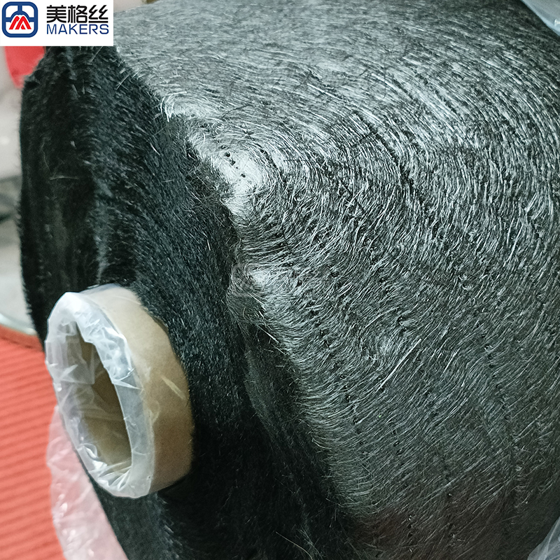 100gsm 12K T700 Carbon Fiber needle Felt mat carbon fiber surface felt ...